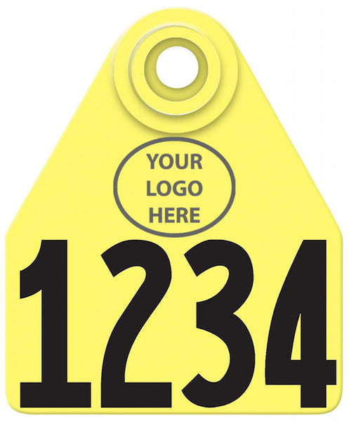 Allflex Medium Layout 2 - Yellow – LivestockTags.com