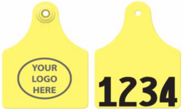 Allflex Maxi Layout 107 - Yellow – LivestockTags.com